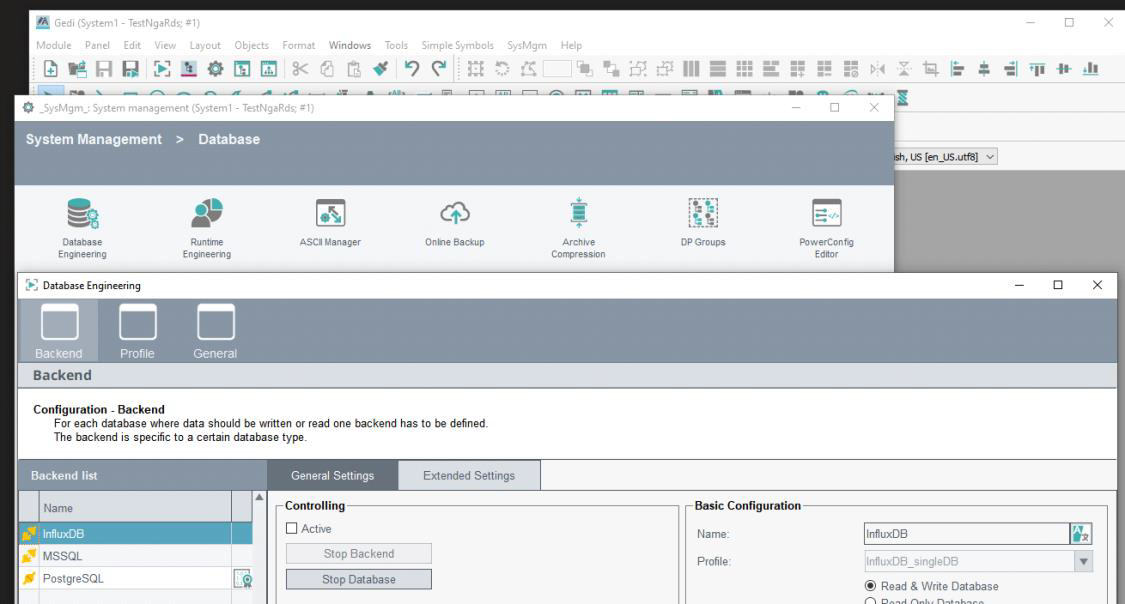 How to set up WinCC OA for the connection with a PostgreSQL instance