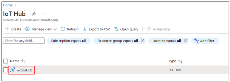 Create an Iot hub and a device